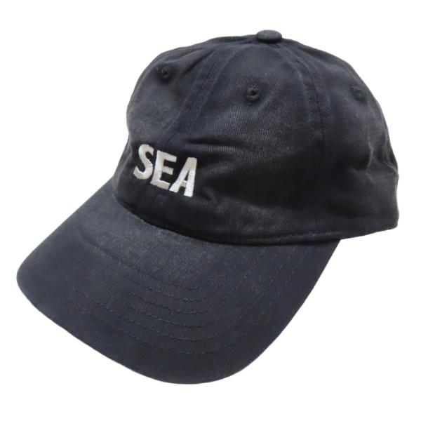 【商品名】WIND AND SEA ウィンダンシー SEA Pigment Cap キャップ ロゴ 刺繍 ダメージ加工 帽子 野球帽 F ブラック【ブランド】WIND AND SEA ウィンダンシー【対象】ユニセックス【ランク】SA ※若干...