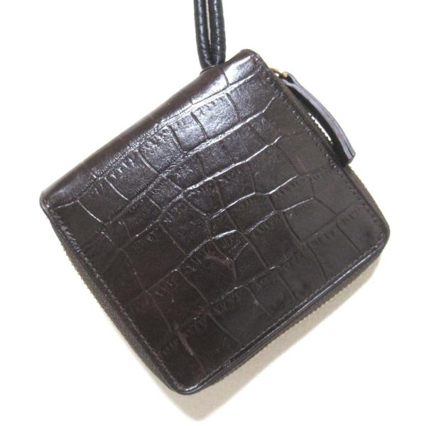 【商品名】DRIES VAN NOTEN ドリスヴァンノッテン ショルダーウォレット ラウンドファスナー 財布 ブラウン【ブランド】DRIES VAN NOTEN ドリスヴァンノッテン【対象】ユニセックス【ランク】SA ※若干の使用感はある...