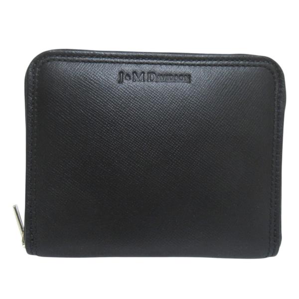 【商品名】J&amp;M DAVIDSON ジェイアンドエムデヴィッドソン ラウンドファスナー コンパクトウォレット 財布 ブラック【ブランド】J&amp;M Davidson ジェイアンドエムデヴィッドソン【対象】ユニセックス【ランク】S...