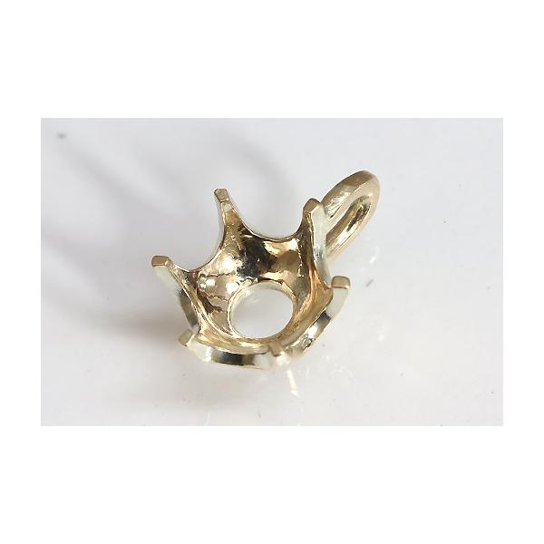 サンプル！K10YG空枠ですこの枠にはラウンドカット　φ6.0ミリ（誤差0.3ミリ）のルースを留めることが出来ます。○ルース形状：ラウンドカット○ルースサイズ：φ6.0ミリ○素材：選択して下さい。○重量：約0.4グラム※メール便不可枠をご購...