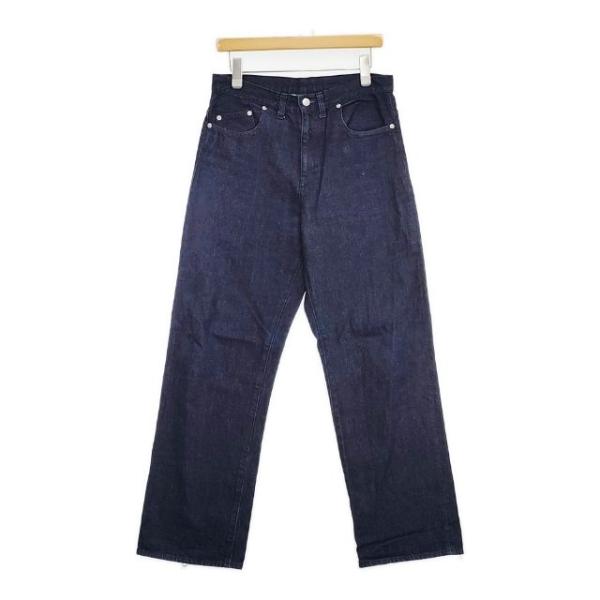 M100339-93908-29    Name. NMPT-21AW-001 DENIM STRAIGHT PANTS 定価24200円 ジーンズ デニムパンツ ネイビー ネーム 5-1106G 100339【参考ランク】B-C【全体の印...