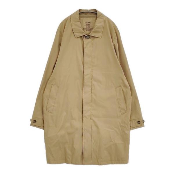 M100954-912008-49    L.L.Bean サイズXXＬ 501329 ポリエステルナイロン ステンカラーコート ベージュ エルエルビーン 5-1205M 100954【参考ランク】B【全体の印象】使用感が見受けられますが、...