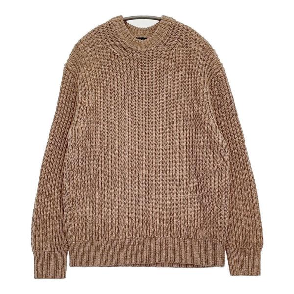 M101411-911708-49    theory MARS CREW COPULA サイズM コットンアクリル クルーネック セーター ニット ベージュ セオリー 6-0126T 101411【参考ランク】A【全体の印象】使用感が少な...