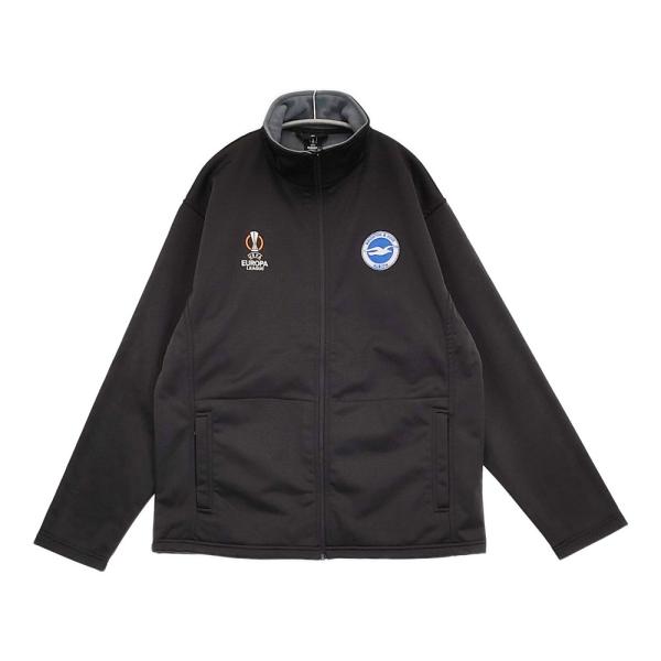 M101543-919208-79    Brighton &amp; Hove Albion ブライトン UEFA ユーロリーグジャケット XL 三苫薫 サッカー フリース裏地 ブルゾン ブラック 6-0118T# 101543【参考ラン...