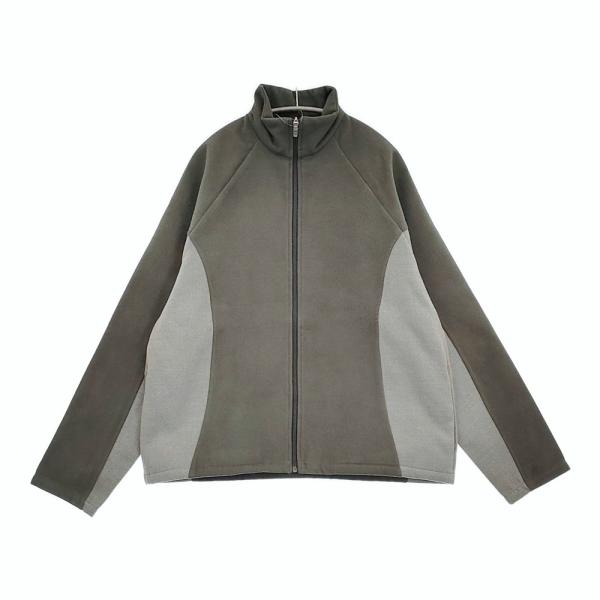 M101552-980408-249    sturla 新品 PANELLED ZIP UP FUZZY TWO FACED サイズL STSP24003-002 ブルゾン ジャケット グレー スターラ 6-0112T 101552【参考...