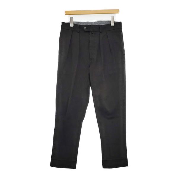 M101689-910408-59    NEAT ２タック ピケパンツ センタープレススラックス サイズ46 パンツ ブラック ニート 6-0504G 101689【参考ランク】B【全体の印象】使用感が見受けられますが、使用する上で支障と...