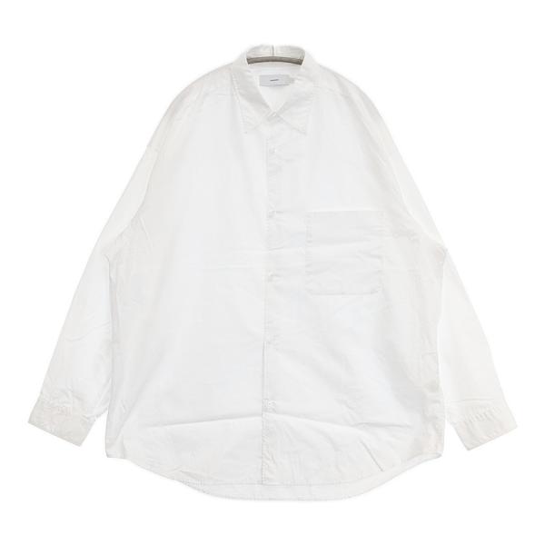M101756-916908-99    Graphpaper GM203-50110B Broad L S Oversized Regular Collar Shirt  長袖シャツ ホワイト グラフペーパー 6-0504M 101756...