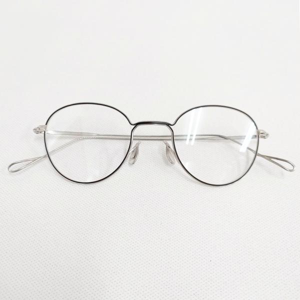 M102014-9120908-299    YUICHI TOYAMA ユウイチ トヤマ U-153 Gertrud 定価49500円 サングラス アイウェア メガネ シルバー クリア 6-0604G 102014【参考ランク】A-B【全...