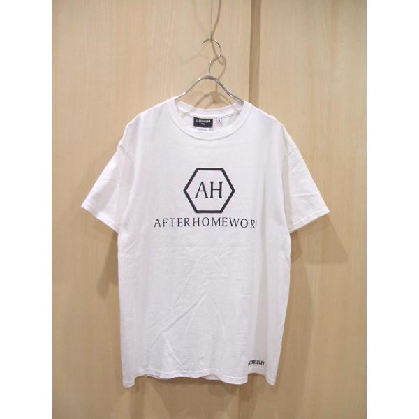 M152321-924008-119-X142    AFTERHOMEWORK 半袖ロゴTシャツ サイズM コットン ホワイト ブラック メンズ アフターホームワーク 中古 0-0530S 152321【参考ランク】A-B【全体の印象】使...
