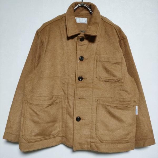 L215969-1939081-29    clip.tab ウールポリエステル ショート ジャケット キャメル クリップタブ 3-0923T 215969【参考ランク】C【全体の印象】使用感・ダメージがあります。※詳しい商品説明は下部にご...