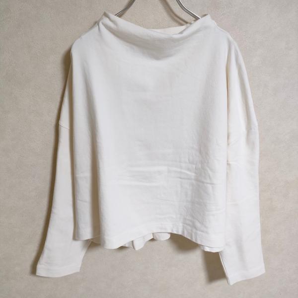 L221428-19240813-19    MOOLA KALAH サイズ2 ワイド 長袖Ｔシャツ カットソー ロンＴ アイボリー モーラカーラ 3-0901M 221428【参考ランク】B【全体の印象】使用感・ダメージがあります。※詳し...