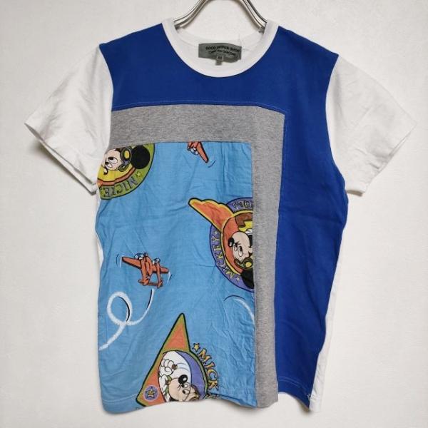 L225147-19208082-69    COMME des GARCONS GOOD DESIGN SHOP ディズニー ミッキーマウス XS Tシャツ カットソー AD2016 青 コムデギャルソン 4-0404S 225147【参...