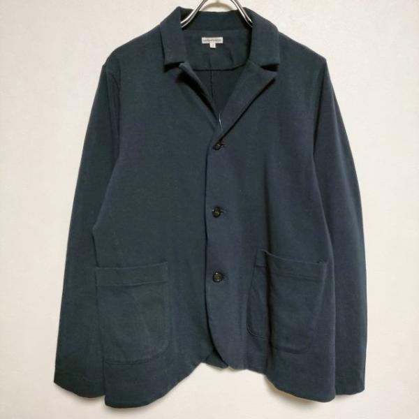 L230125-1926081-19    a piece of Library コットン テーラードジャケット ネイビー アピースオブライブラリー 3-1224M 230125【参考ランク】B【全体の印象】使用感が見受けられますが、使用す...