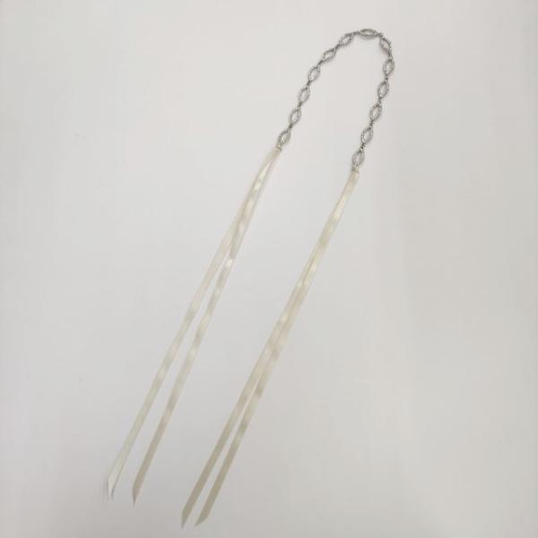 L235160-920408-69    Elizabeth Bower エリザベスバウアー Vera Wang購入 スワロフスキー ヘッドドレス ヘアアクセサリー シルバー 4-0909G 235160【参考ランク】A-B【全体の印象】や...