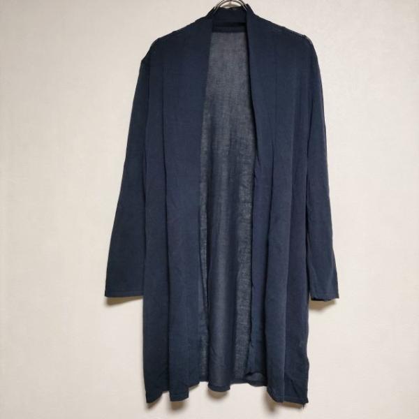 L241517-19360813-19    Tiaclasse XXL レーヨンナイロン ロングトッパー カーディガン ネイビー ティアクラッセ 4-0803M 241517【参考ランク】A【全体の印象】使用感が少なく全体的に綺麗に感じら...