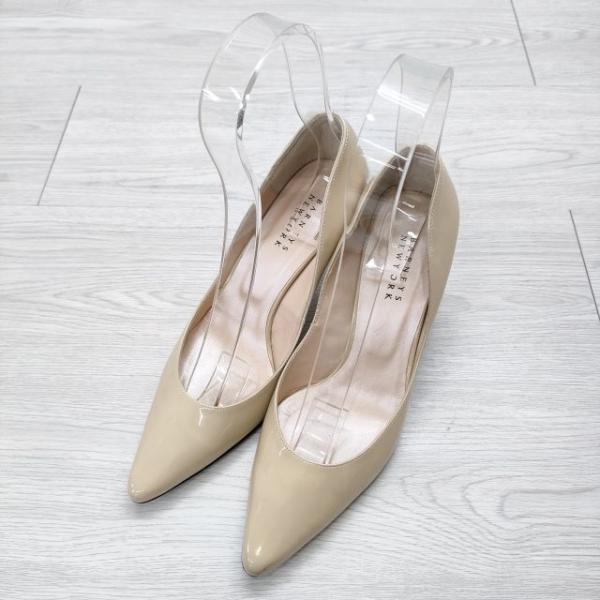 L243070-93008-29    Authentique Sud パテント エナメル サイズ36 パンプス ベージュ バーニーズニューヨーク/BARNEYS NEW YORK 4-0822G 243070【参考ランク】B【全体の印象】...