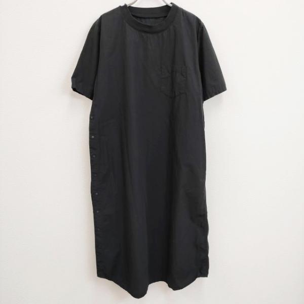 L243797-97808-39    BEAMS BOY タイプライター リブプルオーバー ワンピース 定価12980円 サイドスリット ブラック ビームスボーイ 4-0804S 243797【参考ランク】A-B【全体の印象】やや使用感は...