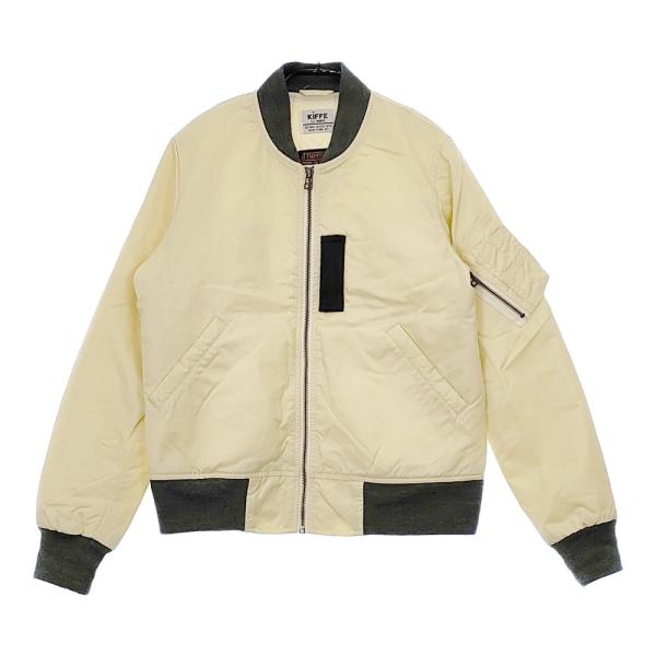 L245279-19390813-29    SHIPS/KIFFE MA-1 Thermore  K13F0-001SL  中綿ブルゾン ミリタリージャケット アイボリー シップス/キッフェ 5-0112T 245279【参考ランク】B【...