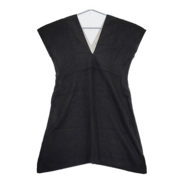 L245741-913008-69    ヤンマ産業 yamma ノースリーブ リネン ワンピース チュニック ブラック ヤンマ産業 5-0724S 245741【参考ランク】A-B【全体の印象】やや使用感はありますが、全体的な印象としては...