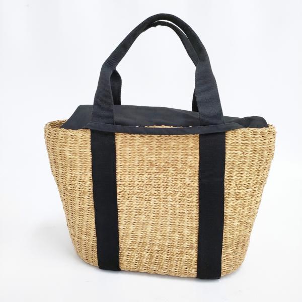 L245892-912008-49    MUUN インナーバッグ付き かごバッグ ベージュ ムーニュ 5-0603S 245892【参考ランク】A-B【全体の印象】やや使用感はありますが、全体的な印象としては綺麗です。※詳しい商品説明は下...