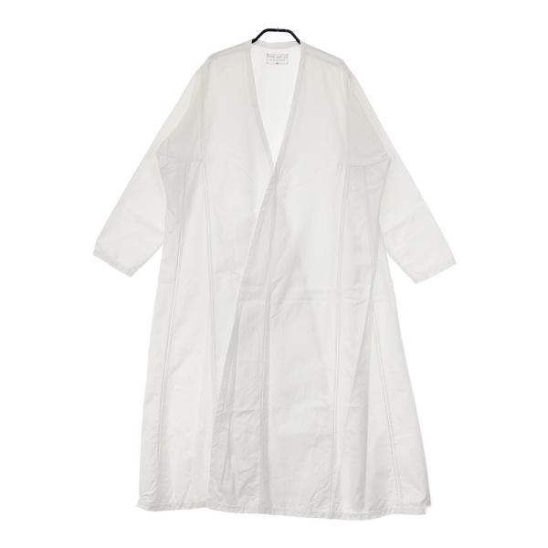 L246458-19390081-159    Khadi and Co コットンガウンコート 羽織 サイズM BESS NIELSEN POONAM DRESS コート ホワイト カディ アンド コー 5-0321M 246458【参考ラ...