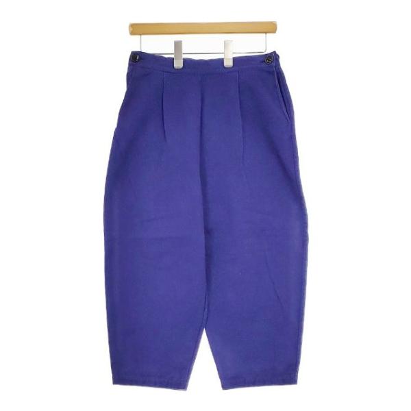 L246741-1940082-39    Lin francais d'antan サイドボタン コットンリネン Salvador サルヴァドール パンツ ブルー系 ランフランセダンタン 5-0122M 246741【参考ランク】B【全体...