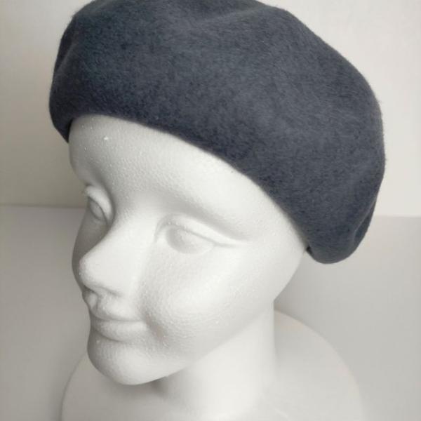 L248017-1960082-39    Lin francais d'antan キャップ 帽子 ベレー帽 ブルーグレー ランフランセダンタン 4-1221A 248017【参考ランク】A-B【全体の印象】やや使用感はありますが、全体的...