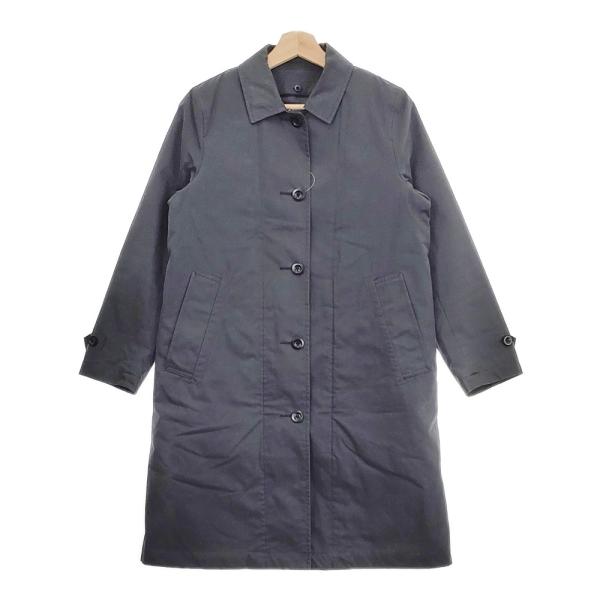 L253457-928808-109    MHL. 595-7210505 PROOFED COTTON NYLON ダウンライナー付き ステンカラーコート チャコールグレー エムエイチエル 4-1207T 253457【参考ランク】B-...