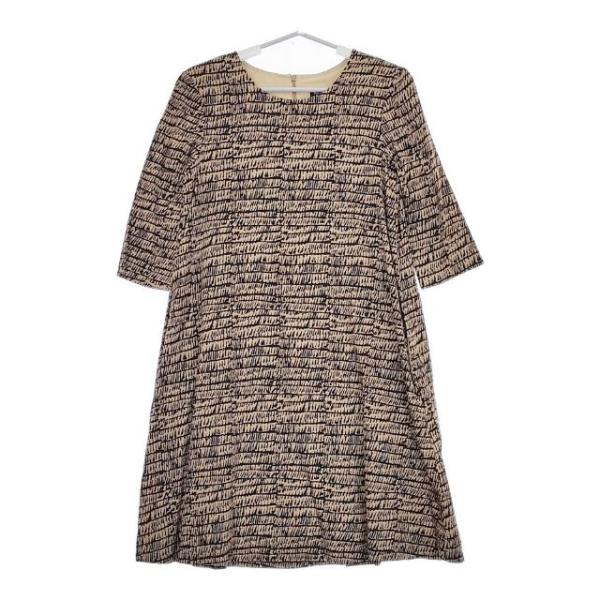 L253769-191300813-49    marimekko Aadi Benu Bono ベヌボノ ワンピース ブラウン ブラック マリメッコ 5-0419M 253769【参考ランク】A【全体の印象】使用感が少なく全体的に綺麗に感...
