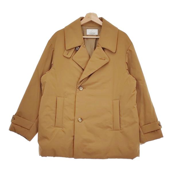 L253886-929908-129    MY PATTED P COAT 中綿入り 定価49500円 223-61403 サイズ1 ピーコート キャメル マイ 4-1217T 253886【参考ランク】A-B【全体の印象】やや使用感はあ...