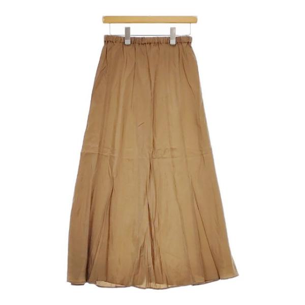 L254874-192210813-69    AP STUDIO フィブリルキュプラ スカート 定価22000円 ロングスカート 24SS キャメル エーピーストゥディオ 5-0501M 254874【参考ランク】B【全体の印象】使用感が...