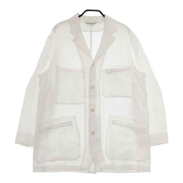 L255000-191040081-279    ARTS&amp;SCIENCE Perfumer's jacket パフューマージャケット 0211-U2108-1000 リネン 21SS ホワイト アーツ&amp;サイエンス 5-04...