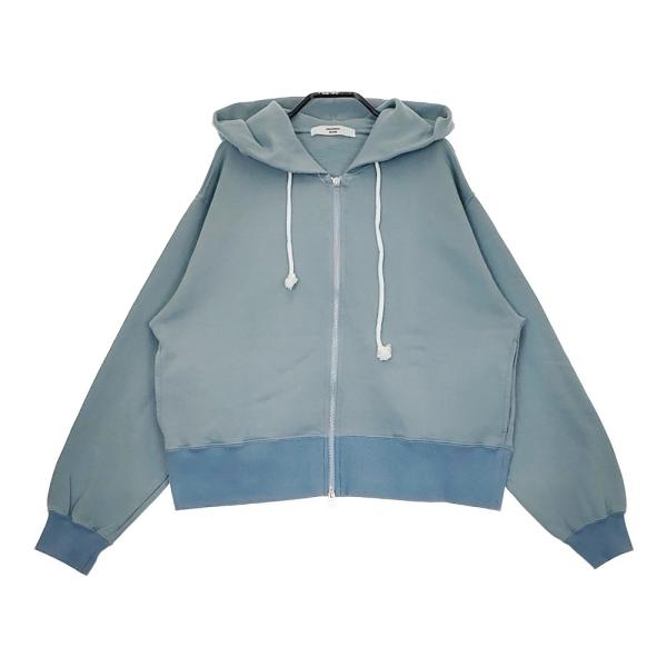 L255898-913008-59    UNIVERSAL SEVEN セントラル裏毛コットンベーシックフーディー us231ct020 パーカー 23AW Lブルー ユニヴァーサルセブン 5-0113M 255898【参考ランク】A【全...