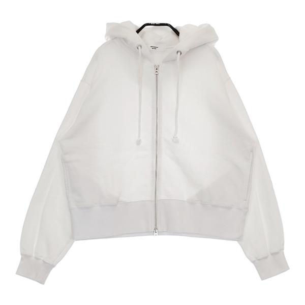 L255902-913008-59    UNIVERSAL SEVEN セントラル裏毛コットンベーシックフーディー us231ct020 パーカー 23AW ホワイト ユニヴァーサルセブン5-0113M 255902【参考ランク】A【全体...