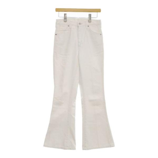 L256647-191560823-59    Wrangler/Spick and Span Noble 70s FLARE フレアデニム WS8190 パンツ ホワイト ラングラー/スピック＆スパン ノーブル 5-0324G 25664...