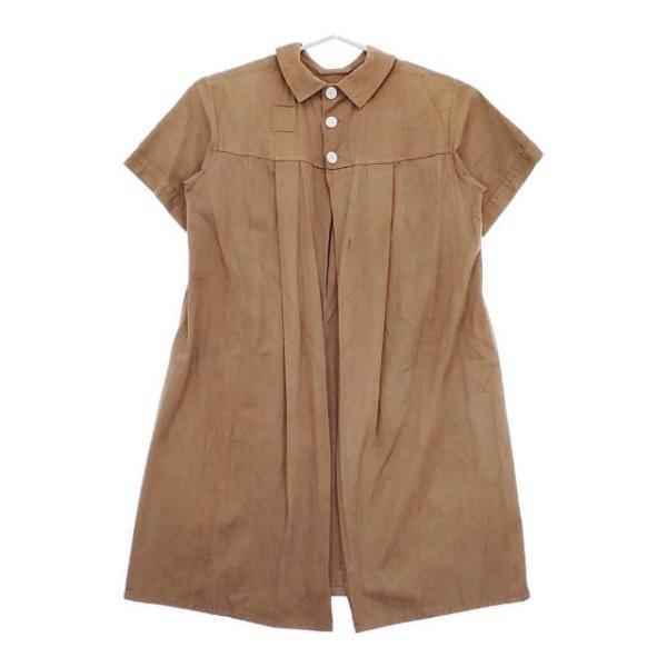 L256924-1952082-39    SULTAN フランス製 ジャーナルスタンダードラックス購入 半袖コート ワンピース ブラウン スルタン 5-0517S 256924【参考ランク】B【全体の印象】使用感が見受けられますが、使用す...