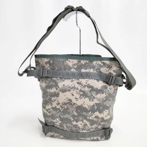 M257897-912008-69    US.ARMY MODULAR LIGHTWEIGHT LOAD-CARRYING EQUIPMENT ショルダーバッグ グレー カーキ ユーエスアーミー/アメリカ軍 5-0918G 257897【...