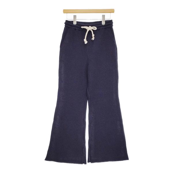 L259449-930008-99    seagreen 新品 BIG WAFFLE FLARE PANTS 02 定価20900円 LSEA23A5559-S ワッフルフレア パンツ ネイビー シーグリーン 5-0315M 259449...