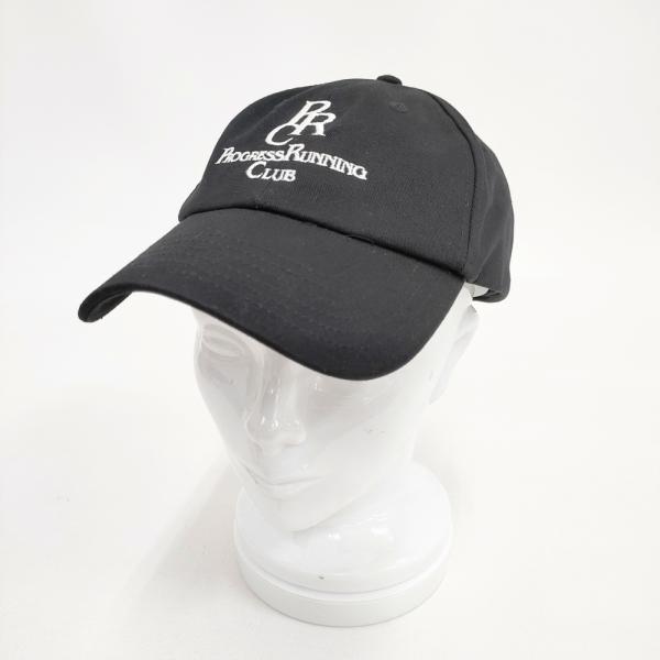 L261449-93908-29    PROGRESS RUNNING CLUB プログレス ランニング クラブ PRG-22SS CAP 定価6490円 コットン 帽子 キャップ ブラック 5-0825G 261449【参考ランク】B【...