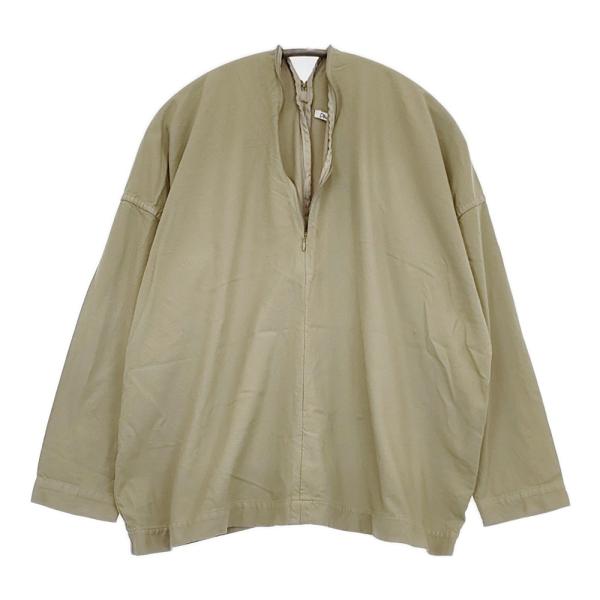 L261629-925808-69    Dhal ダル ジップ ZIP 長袖 ブラウス シャツ カーキ 5-0816M 261629【参考ランク】A-B【全体の印象】やや使用感はありますが、全体的な印象としては綺麗です。※詳しい商品説明は...