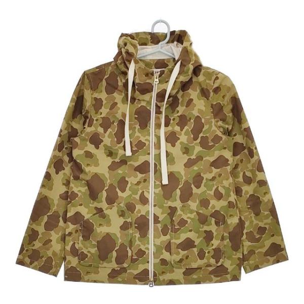 L263979-92608-19    SHORT CUT FOR MARKS 迷彩 カモフラ コットンナイロンジャケット ブルゾン カーキ ブラウン ショートカットフォーマークス 5-0720M 263979【参考ランク】A-B【全体の印...
