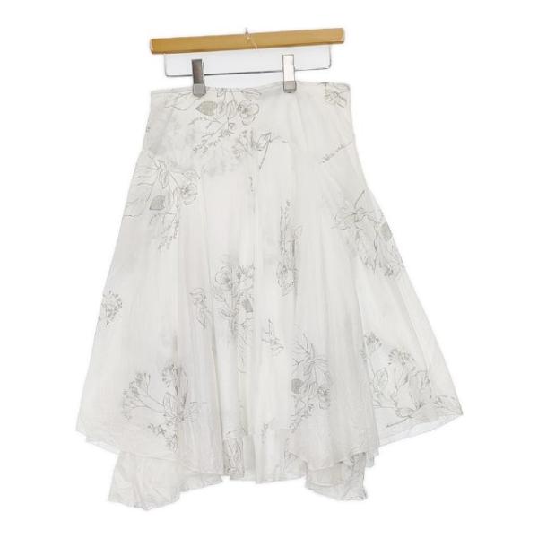 L264924-93608-29    Sita murt スペイン製 コットン ボタニカル ロングスカート ホワイト シタムル 5-0807M 264924【参考ランク】B【全体の印象】使用感が見受けられますが、使用する上で支障となるよう...