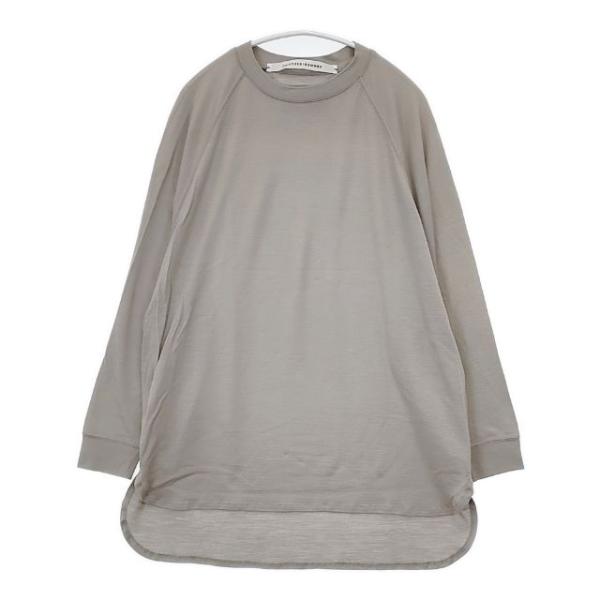 L265695-924008-69    COGTHEBIGSMOKE 新品 ラグラン ADDISON BASEBALL TOP 定価28600円 ウール セーター ニット グレー コグ ザ ビッグスモーク 5-1207T 265695【参...