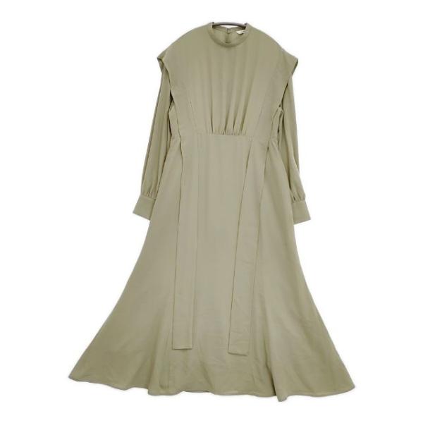 L265931-926008-69    CLANE SQUARE RIBBON リボンドレス ワンピース カーキ クラネ 5-1124M 265931【参考ランク】A-B【全体の印象】やや使用感はありますが、全体的な印象としては綺麗です。...