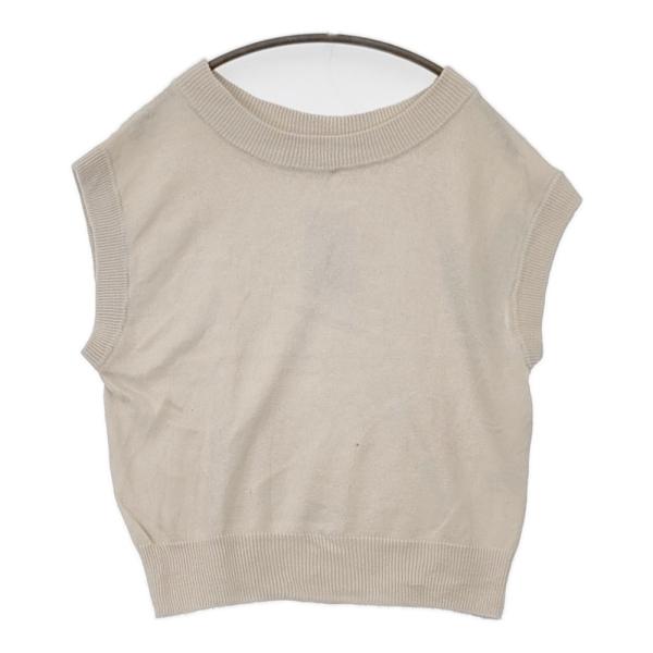 L266431-926008-89    MARGARET HOWELL LINEN COTTON SILK SLIPOVER  578-4161003 ベスト 24SS ライトベージュ マーガレットハウエル 5-0801M 266431【...