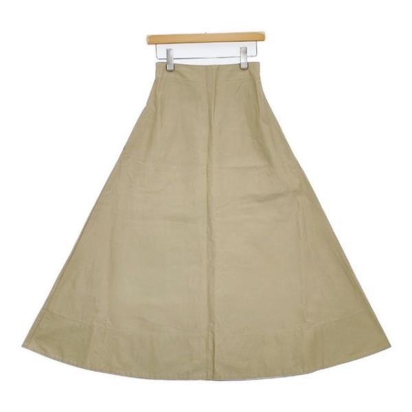 L266656-94008-29    YLEVE 168-8230503 コットンフレア ロングスカート ベージュ イレーヴ 5-1109M 266656【参考ランク】B【全体の印象】使用感が見受けられますが、使用する上で支障となるような...