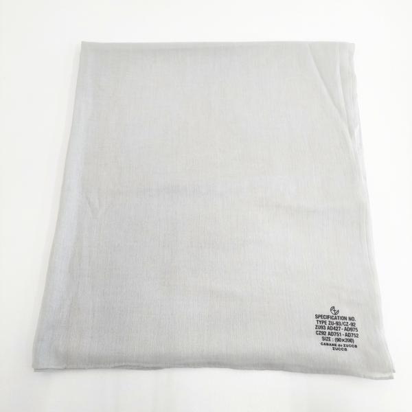 L266998-96508-39    ZUCCa カシミヤ混 ウール 大判マフラー ユニセックス ストール ライトグレー ズッカ 5-1117T 266998【参考ランク】B【全体の印象】使用感が見受けられますが、使用する上で支障となるよ...