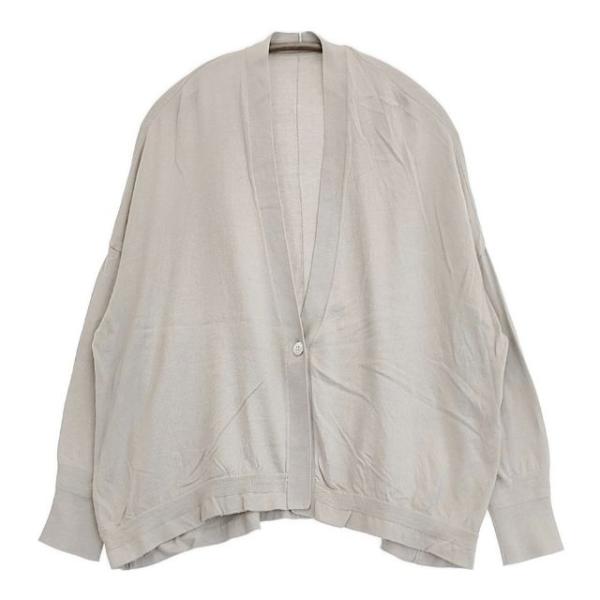 L267125-93908-29    KURASHI&amp;Trips 903-70903196-x コットン カーディガン グレージュ クラシアンドトリップス/北欧、暮らしの道具店 5-1109M 267125【参考ランク】B-C【全...