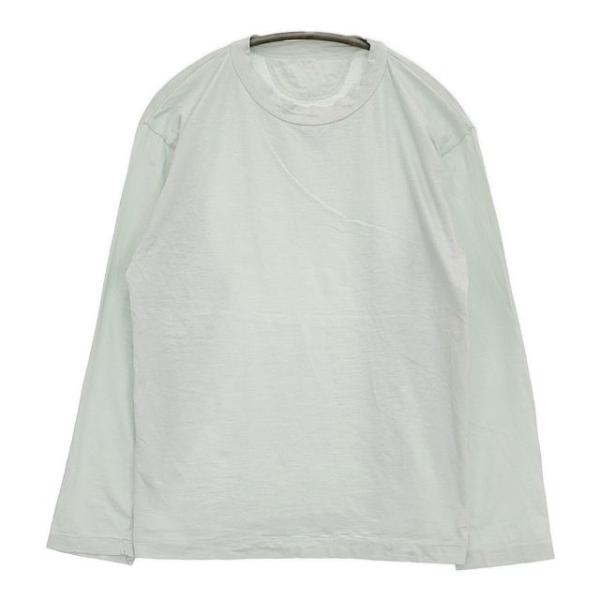 L267561-98408-39    45R/45rpm 天竺 コットン 長袖Ｔシャツ カットソー ロンＴ ブルーグリーン フォーティーファイブアールピーエム 5-1109M 267561【参考ランク】B【全体の印象】使用感が見受けられま...