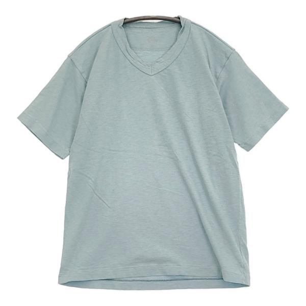 L267564-97208-29    45R/45rpm Vネック 無地 サイズ3 半袖Ｔシャツ カットソー ライトブルー フォーティーファイブアールピーエム 5-0806S 267564【参考ランク】A-B【全体の印象】やや使用感はあり...